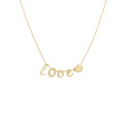 Amor Damen Kette mit Anh&auml;nger &raquo;Love/Herz&laquo; gold Gelbgold 375, L: 45