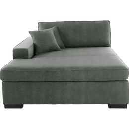 Home Affaire Sofaelement &raquo;Skara XXL&laquo; Modul XXL - zum eigenen Zusammenstellen, Armlehne links/rechts w&auml;hlbar grau 100% Polyester Samtvelours, links