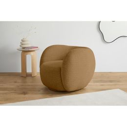 homsy by Ana Johnson Sessel &raquo;Pebbla, exklusiver, formsch&ouml;ner Designsessel, Drehsessel&laquo; Mit oder ohne Drehfunktion, in Luxus-Microfaser oder Chenille 