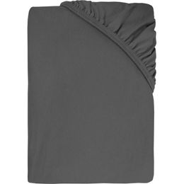Dyckhoff Spannbettlaken &raquo;Uni&laquo; Angenehm weich, besonders flexibel, bis 25cm Matratzenh&ouml;he Jersey, Obermaterial: 95% Baumwolle, 5% Elasthan B/L: 90cm x 200cm, 1 