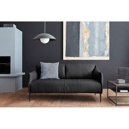 W.Schillig 2,5-Sitzer &raquo;sally Designsofa, Loungesofa, bequem, schmale Armlehnen, Breite 174cm&laquo; mit Metallf&uuml;&szlig;en in Schwarz pulverbeschichtet, Breite 174