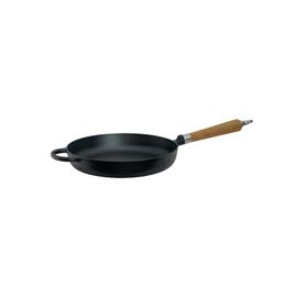 Bratpfanne &raquo;Maestro, hoch, &Oslash; 28 cm, mit Holzgriff&laquo; Gusseisen 1 tlg. schwarz H&ouml;he 9cm