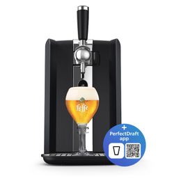 Philips Bierzapfanlage &raquo;Perfect Draft 7000 Series HD3770/90&laquo; mit Temperatureinstellungen von 0-12&deg;C und LED-Display; Schwarz schwarz Einheitsgr&ouml;&szlig;e 