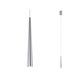Paulmann LED Pendelleuchte &raquo;Gutta 1x7W Alu geb&uuml;rstet 230V Metall&laquo; 1 Stk. Warmwei&szlig; grau 1, &Oslash; 7,2cm, 1 Stk.
