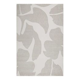 Esprit Teppich &raquo;Sara&laquo; rechteckig 12 mm H&ouml;he Kurzflorteppich, gewebt, floral, modern, Wohnzimmer, trendig grau Polypropylen B : 120cm 1 Stk., 12mm, L: 170cm