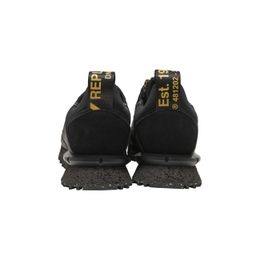 Replay Herren Sneaker "Replay FIELD", Gr. 45, schwarz, Leder, Schuhe