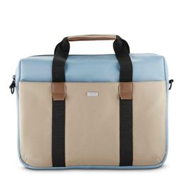 Hama Laptoptasche &raquo;Notebooktasche f&uuml;r 34-36 cm (13,3 -14,1 Zoll), Trolleyband&laquo; Polyester, Laptopfach, Vordertasche Organizerstruktur blau Canvas, Polyester