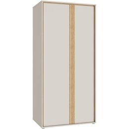 FORTE Kleiderschrank in zwei Gr&ouml;&szlig;en erh&auml;ltlich beige Holzwerkstoff Kashmir Beige, B/H/T: 91,3cm x 193,7cm x 60cm, T&uuml;ren: 2 Stk.