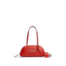 Tommy Jeans Damen Schultertasche &raquo;TJW BOLD SHOULDER BAG&laquo; Damen Handtasche, Umh&auml;ngetasche mit plakativem Logo rot B/H/T: 28cm x 12,5cm x 6cm