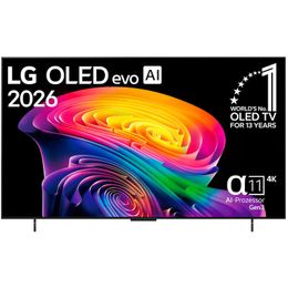 LG OLED-Fernseher &raquo;OLED42C68LA&laquo; 106 cm/42 &prime;&prime; Smart-TV schwarz 4K AI Super Upscaling und Dynamic Tone Mapping sowie AI Sound Pro (virtueller 11.1.2 