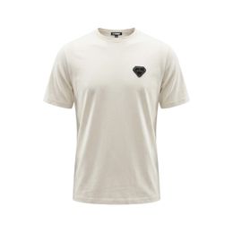 2Y Premium Herren T-Shirt "2Y Premium Krax Basic Slim Fit Tee"cream, Gr. L, bedruckt, 100% Baumwolle, Shirts