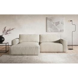 COTTA Ecksofa &raquo;Lasso L-Form, B: 288 cm, XL Sofa, Top Modern&laquo; XL Recamiere B:114 cm, bequeme Wellenunterfederung, viele Stoffe wei&szlig; 88% Polyester, 12% 