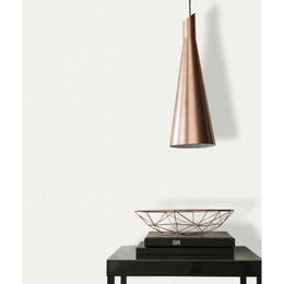 A.S. Cr&eacute;ation Vliestapete &raquo;Attractive&laquo; einfarbig uni unifarben glatt Uni Tapete einfarbig Tapeten Wohnzimmer Schlafzimmer K&uuml;che Flur Design wei&szlig; Vinyl, Vlies B/L: 
