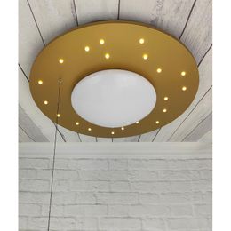 Niermann Deckenleuchte &raquo;Saturn, Kinderlampe, Kinderzimmer&laquo; E27 1 Stk. E27 Fassung f&uuml;r einfachen Leuchtmittelwechsel gold 1, &Oslash; 54cm H: 11cm, 1 Stk.
