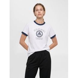 Hummel T-Shirt Hmlpulse Damen in WHITE/BLUE | Gr.: XS