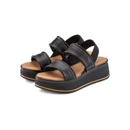 Lascana Plateausandaletten in schwarz | Gr.: 36