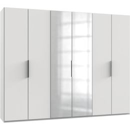 wimex Kleiderschrank &raquo;Level by fresh to go&laquo; mit Spiegelt&uuml;ren wei&szlig; B/H/T: 300cm x 236cm x 58cm, T&uuml;ren: 6 Stk.
