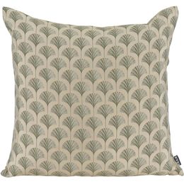 HOCK Dekokissen &raquo;Erny&laquo; Sofakissen inkl. F&uuml;llung, 50x50cm, Dekokissen, Gingko-Muster Obermaterial: 100% Polyester. F&uuml;llung: 100% Polyester B/L: 50cm x 50cm,