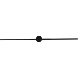 NOVA LUCE Wandleuchte &raquo;CRETEL&laquo; LED-Modul 1 Stk. Warmwei&szlig; schwarz 1, &Oslash; 1,5cm H: 7cm, 1 Stk.