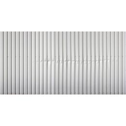 ARCHITECTS PAPER Fototapete &raquo;Metal Section White&laquo; Vlies, Wand, Schr&auml;ge silber Vlies B/L: 5m x 2,5m