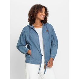WITT WEIDEN Jeans-Blouson in blue-bleached | Gr.: 44