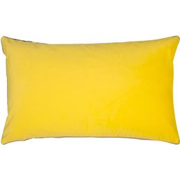 Pad Dekokissen &raquo;Elegance&laquo; Design als Basic, aus Samt, elegante Optik gelb Polyester B/L: 35cm x 60cm, 1 Stk.