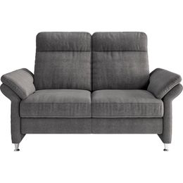 Home Affaire 2-Sitzer &raquo;Mailand&laquo; mit komfortablem Federkern-Sitz, wahlweise mit Move-Funktion grau 100% Polyester B/H/T: 158cm x 103cm x 89cm, Easy 