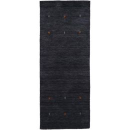 CarpetFine Wollteppich &raquo;Gabbeh Uni, auch als L&auml;ufer und Rund erh&auml;ltlich&laquo; rechteckig 15 mm H&ouml;he reine Wolle, handgewebt, Gabbeh Loom Tiermotiv, gro&szlig;e 