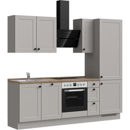 Nobilia K&uuml;chenzeile &raquo;"Cascada II", NEU: individuell anpassbar mit gratis Profi-Beratung&laquo; vormontiert, Breite 240 cm, Ausrichtung w&auml;hlbar, wahlw. mit E