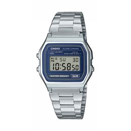 CASIO VINTAGE Damen CASIO VINTAGE Chronograph Quarzuhr, Armbanduhr, Damenuhr, Herrenuhr, Edelstahlarmband, digital Einheitsgr&ouml;&szlig;e