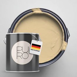 A.S. Cr&eacute;ation Wandfarbe &raquo;Premium Innenwandfarbe PURO Tuchmatt sandy beige&laquo; ideal f&uuml;r Wohnzimmer, Schlafzimmer, Flur und K&uuml;che, Farbwelt Beige beige 5 l 5ml