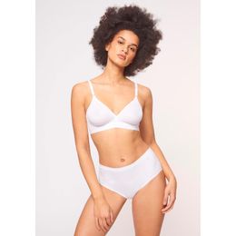 Triumph Damen B&uuml;gelloser BH &raquo;Micro Fun&laquo; nahtlos vorgeformte Cups wei&szlig; 70, Cup D