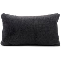 G&ouml;zze Dekokissen &raquo;Uni Flauschkissen LaPit&laquo; schwarz Polyester B/L: 30cm x 50cm, 1 Stk.