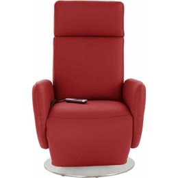 Sit & More sit&more Relaxsessel &raquo;Kobra&laquo; in Gr&ouml;&szlig;e S, wahlweise mit Motor und Aufstehhilfe rot Luxus-Kunstleder;NaturLEDER (echtes Rindsleder);Luxus-Microfaser 