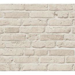 Livingwalls living walls Vliestapete &raquo;Best of Wood`n Stone 2nd Edition&laquo; Motiv Steinoptik gemustert leicht strukturiert Struktur Tapete Stein Tapeten Wohnzimmer 