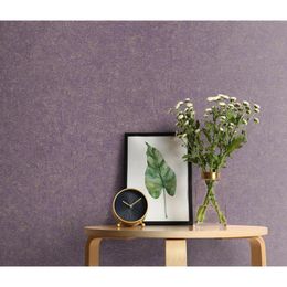 Fashion for walls Vliestapete &raquo;Spectrum&laquo; gl&auml;nzend gepr&auml;gt Phthalate frei lila Holzwerkstoff, Vlies B/L: 0,53m x 10,05m, Rollen: 1