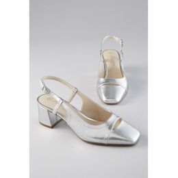 Aniston SHOES Riemchensandalette in silberfarben | Gr.: 36