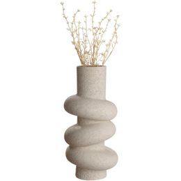 homsy by Ana Johnson Tischvase &raquo;Floriva, 40x18,5cm, strukturierte, matte Oberfl&auml;che&laquo; hochwertige Keramik aus einer traditionellen Manufaktur,Made in 