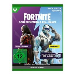 EPIC GAMES Spielesoftware &raquo;Fortnite Schattenfeuer & Eis Paket (Code in Box)&laquo; Xbox Series X bunt LEGO Style Eisbiss-Outfit