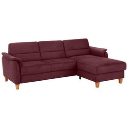 Home Affaire Ecksofa &raquo;Palmera L-Form, B: 244 cm - OTTO. Verl&auml;ssliche Qualit&auml;t.&laquo; optional Schlaffunktion & Bettkasten, Federkern rot 100% Polyester;