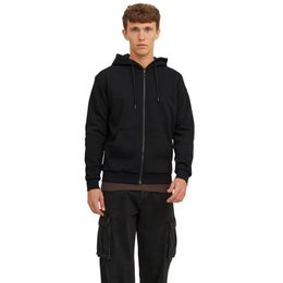 Jack & Jones Jack & Jones Sweatjacke JJEBRADLEY SWEAT ZIP HOOD in Schwarz | Gr.: M