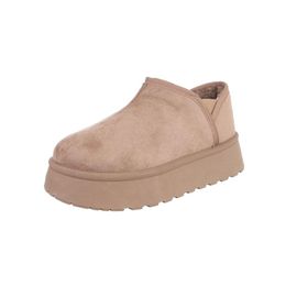 Ital-Design High Heel in Hellbraun | Gr.: 38