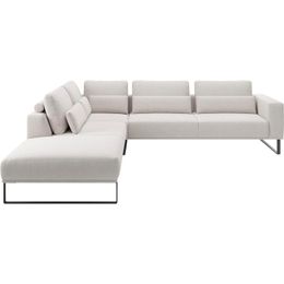 Musterring Ecksofa &raquo;JUSTB! PM100, stilvoller Lounge-Komfort von &laquo; Kollektion Bettina Zimmermann, optionaler Sitzvorzug & Fu&szlig;-Auswahl beige 100% Polyester B/H/T: 