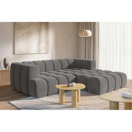 homsy by Ana Johnson Ecksofa &raquo;&raquo;XL&laquo; BOUBELLE L-Form extra tief, Design: Bubble-Optik, Breite 247cm&laquo; hoher Sitzkomfort dank Wellenunterfederung, XL 