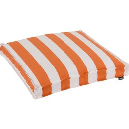 HOCK Sitzkissen &raquo;Classic Streifen&laquo; mit Streifen orange Polyacryl (dralon ) B/L: 50cm x 50cm, 1 Stk.