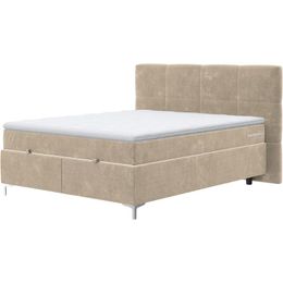 COTTA Boxbett &raquo;Kimy inkl. Bettkasten&laquo; erh&auml;ltlich in den Breiten 160x200cm & 180x200cm beige 94% POLYESTER (PES);6%POLYAMID (PA) Flachgewebe, 