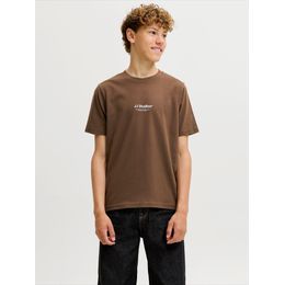 Jack & Jones Jack & Jones Junior T-Shirt 'JJESoho' Jungen Gr&ouml;&szlig;e 140 braun