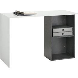 Home Affaire Schreibtisch &raquo;Conti&laquo; Computertisch, modernes zweifarbiges Design, Breite 110 cm wei&szlig; B/H/T: 110cm x 75cm x 50cm
