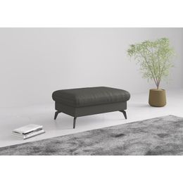 Sit & More sit&more Polsterhocker &raquo;Morris&laquo; mit praktischen Stauraum grau B/H/T: 103cm x 44cm x 69cm, NaturLEDER ,mit Stauraum