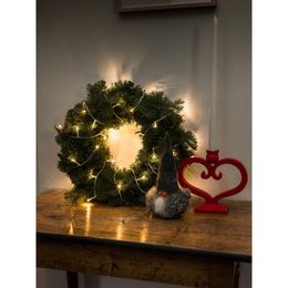 Konstsmide LED-Lichterkette &raquo;Weihnachtsdeko&laquo; 50 Stk.-flammig Micro LED Lichterkette, 50 warm wei&szlig;e Dioden transparent Dioden 50 Stk. Flammen 50 Stk., 